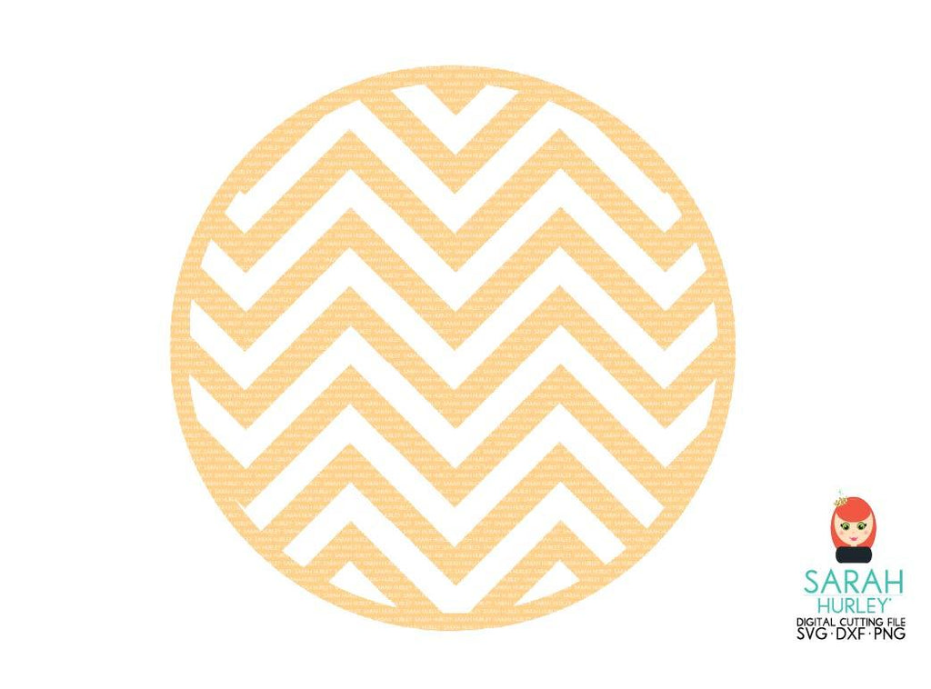 Chevron Circle - So Fontsy