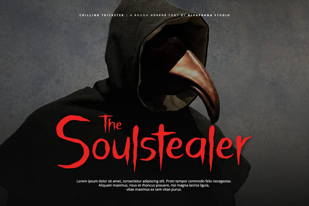 Chilling Trickster - Rough Font - So Fontsy