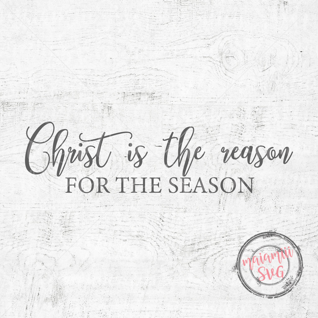 Christ Is The Reason For The Season, Christmas Sign, Religious ...