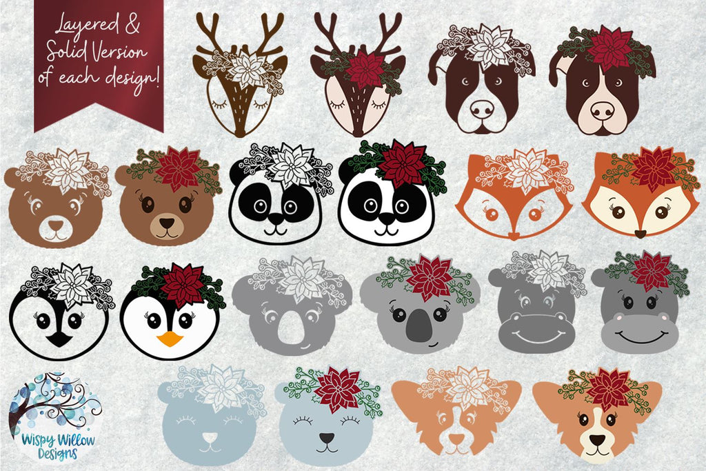 Christmas Animal SVG Bundle - So Fontsy