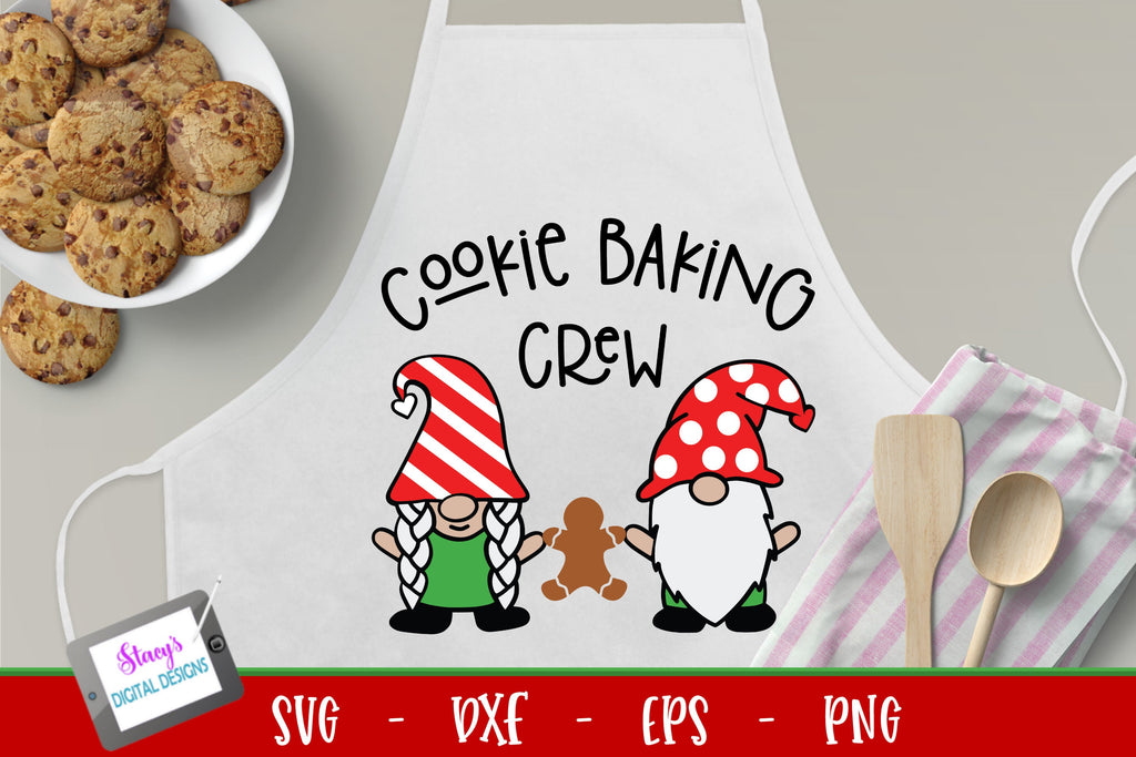 Christmas Gnomes SVG | Cookie Making Crew - So Fontsy