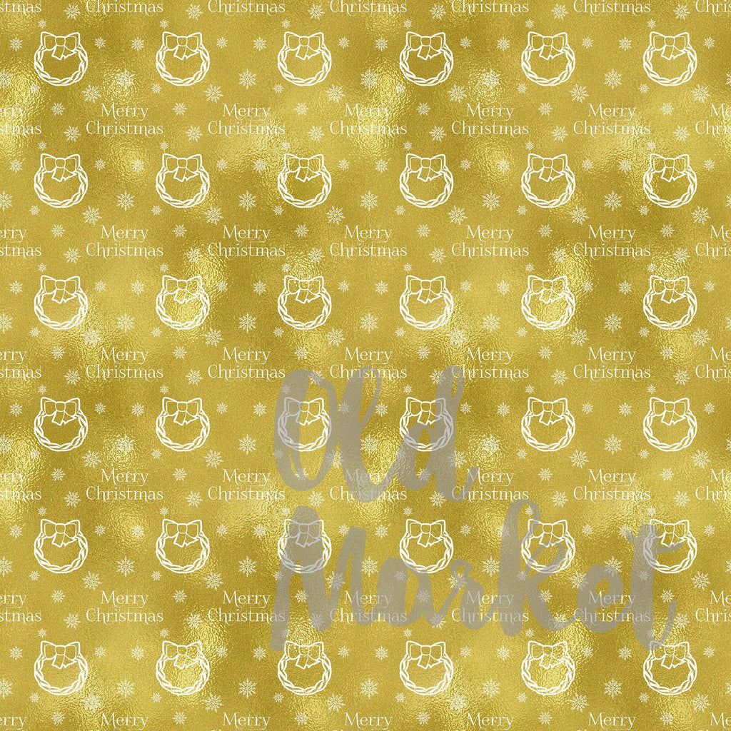Christmas Gold Digital Papers - So Fontsy