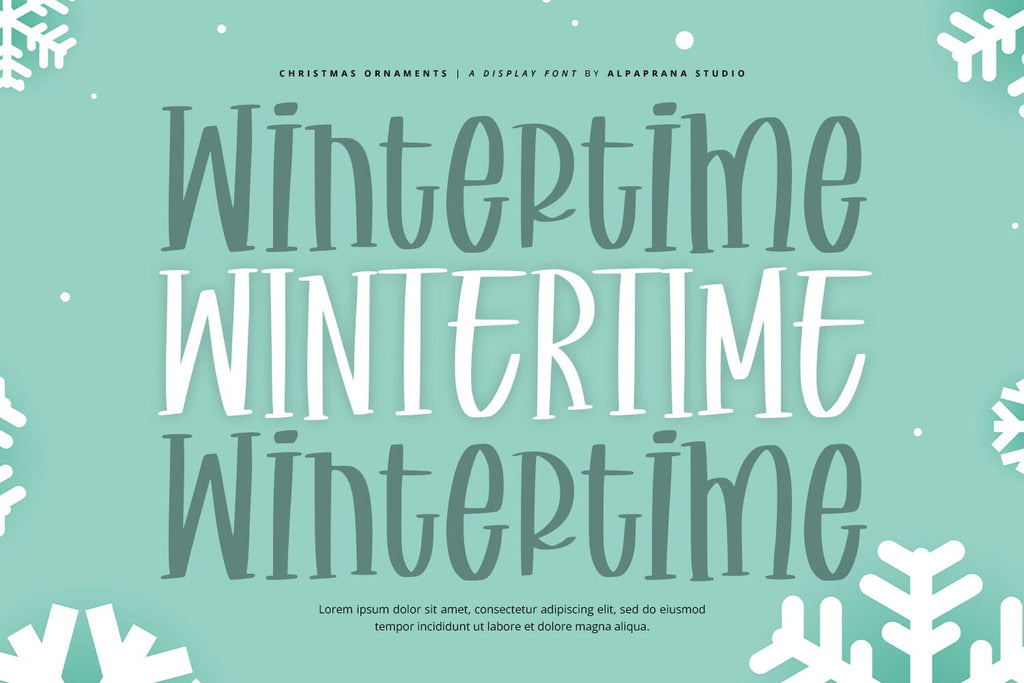 Christmas Ornaments - Display Font - So Fontsy