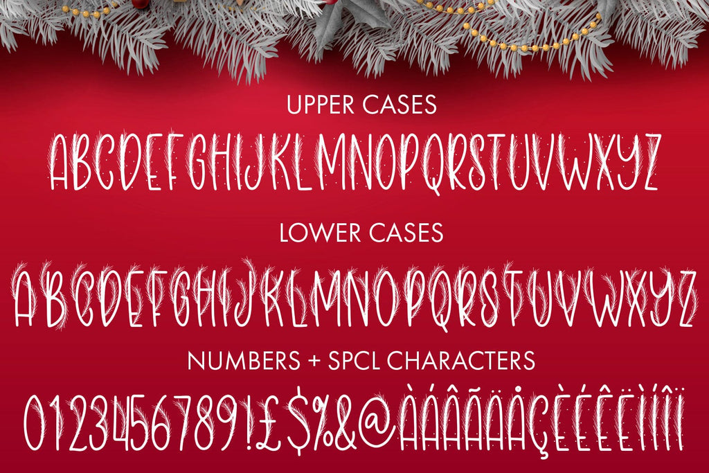 Christmas Tinsel - So Fontsy
