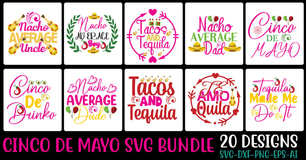 Cinco De Mayo SVG Bundle - So Fontsy