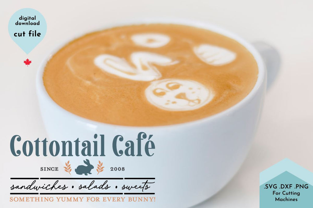 Cottontail Cafe Easter Decor - So Fontsy
