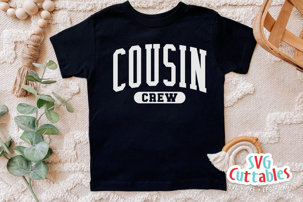 Cousin Crew svg - Cousin Shirt svg - Cut File - svg - dxf - eps - png - So Fontsy