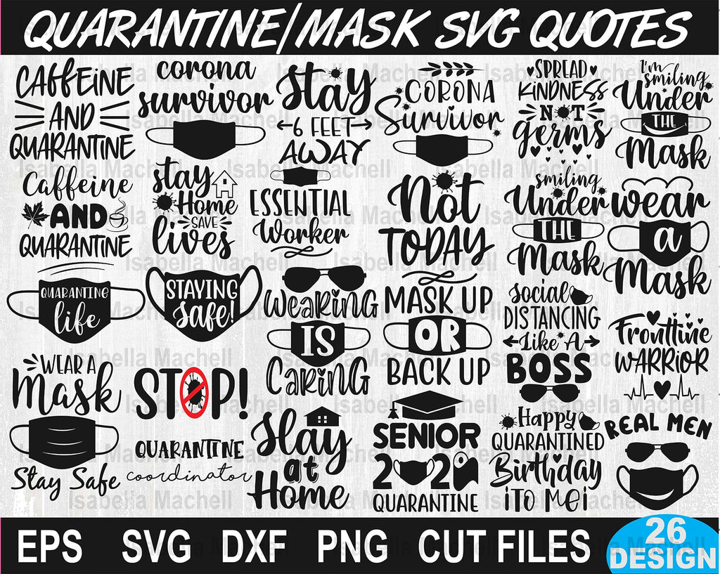 Covid 19 mask svg bundle, mask svg, face mask cricut, Covid t shirt svg ...