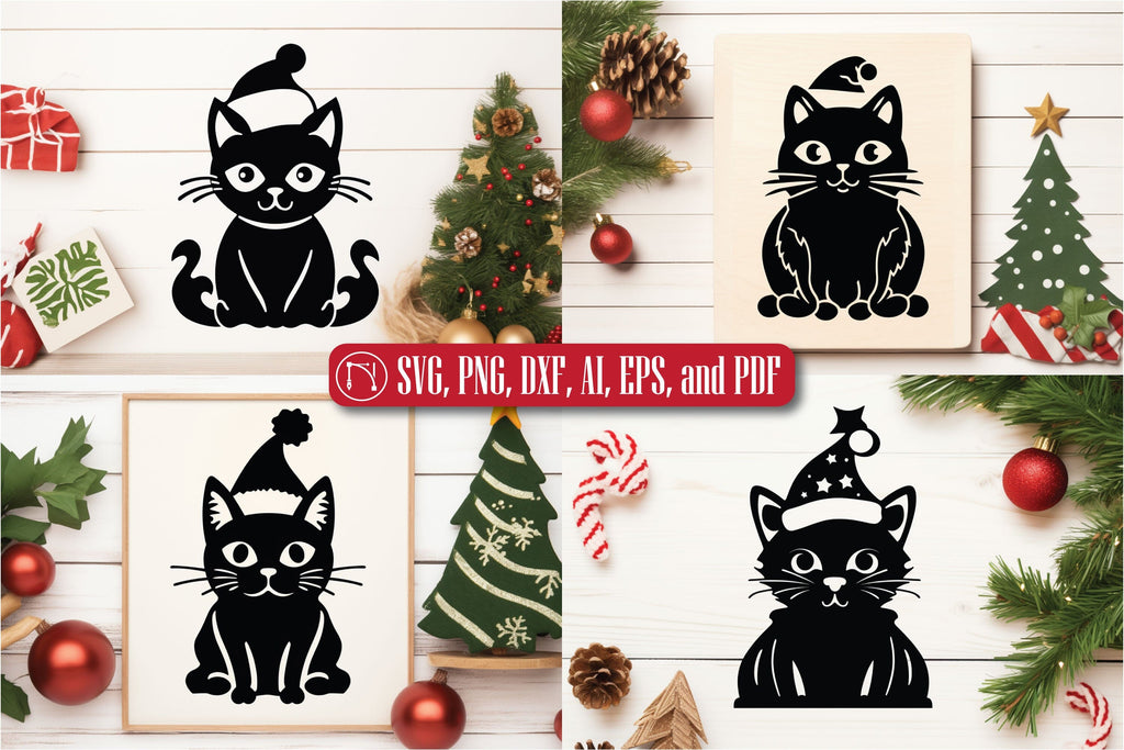 Cricut Christmas Animal Ornament SVG set - So Fontsy