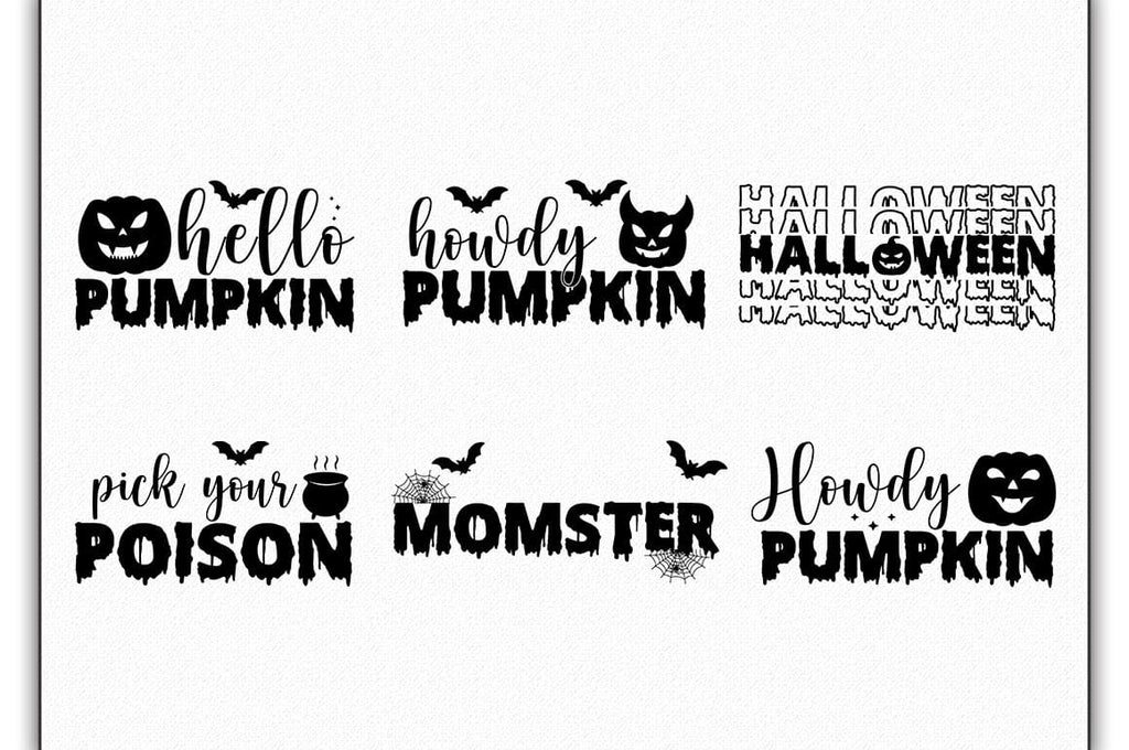 Cute Halloween SVG Bundle - So Fontsy