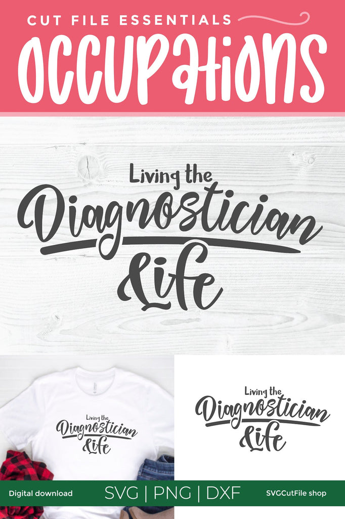Diagnostician svg, diag svg, school diagnostician, life - So Fontsy