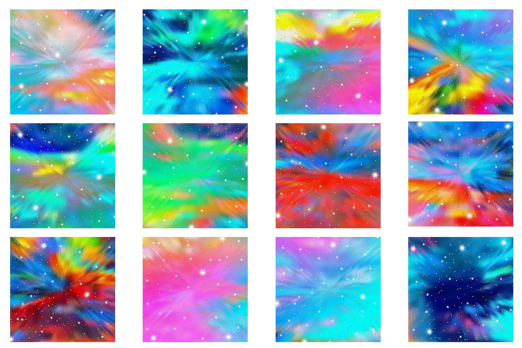 Digital Paper Iridescent metallic Tie Dye and Glitter background - So ...