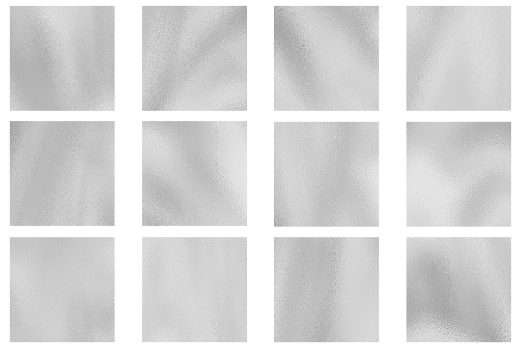 Digital Paper Silver Metallic foil texture background - So Fontsy