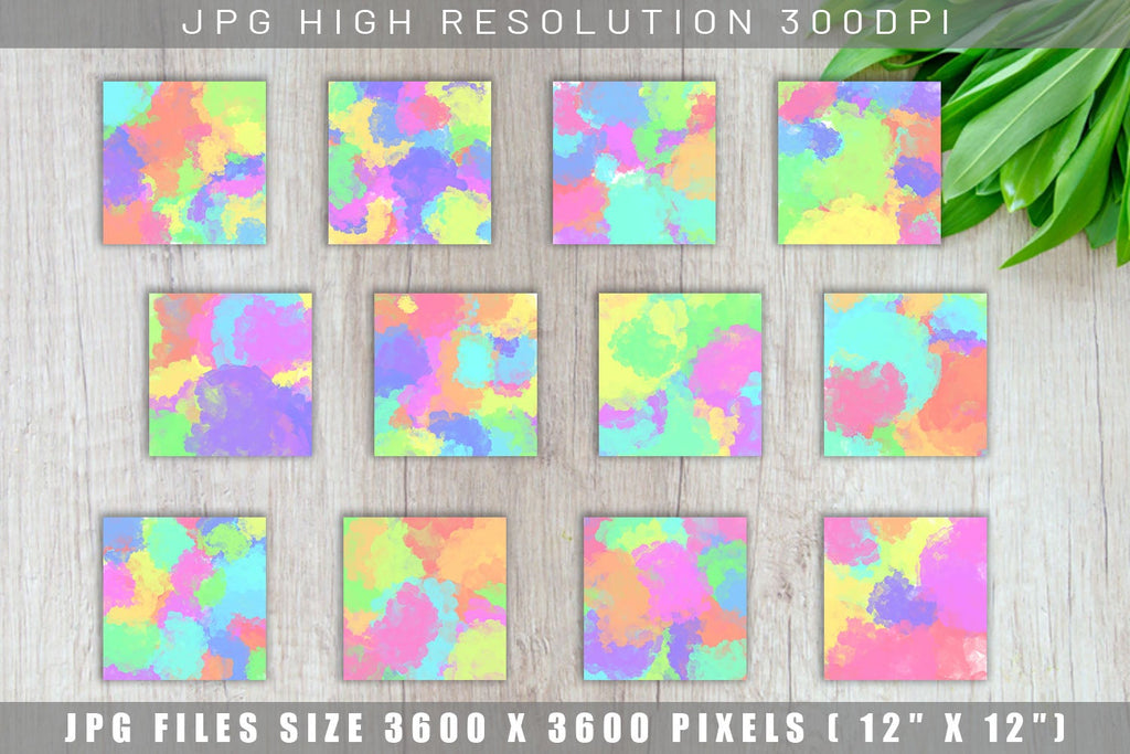 Digital Paper Watercolor background - So Fontsy