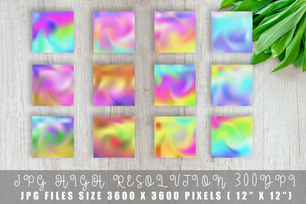 Digital paper wave texture and gradient rainbow color background - So ...