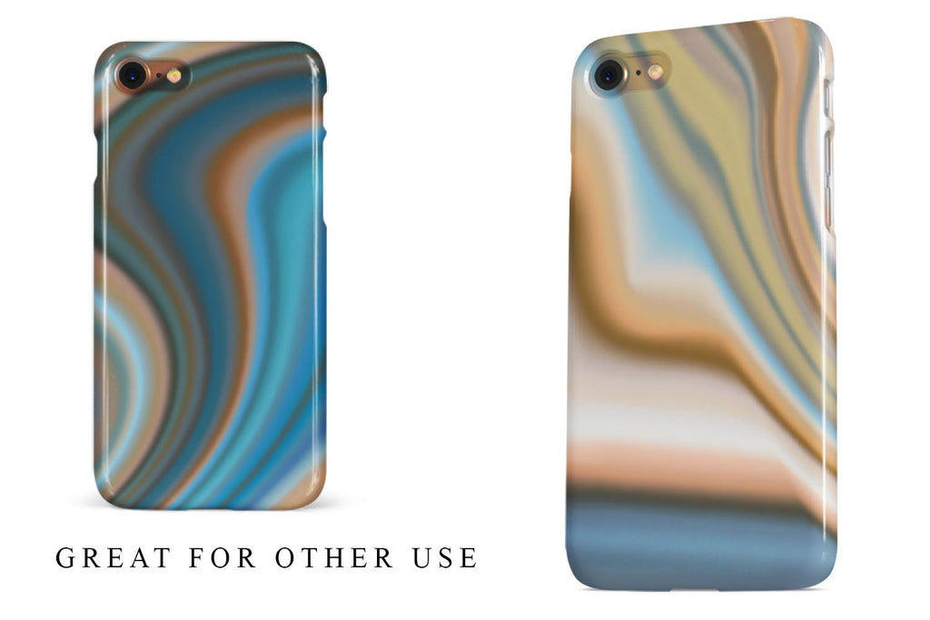 Digital paper wave texture brown blue background - So Fontsy