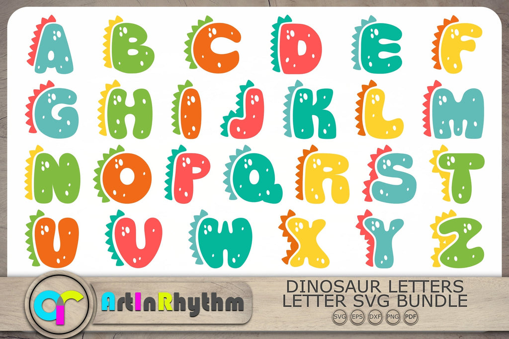 Dinosaur Font Svg, Dinosaur Alphabet Svg, Dinosaur Alphabet Letters Svg ...
