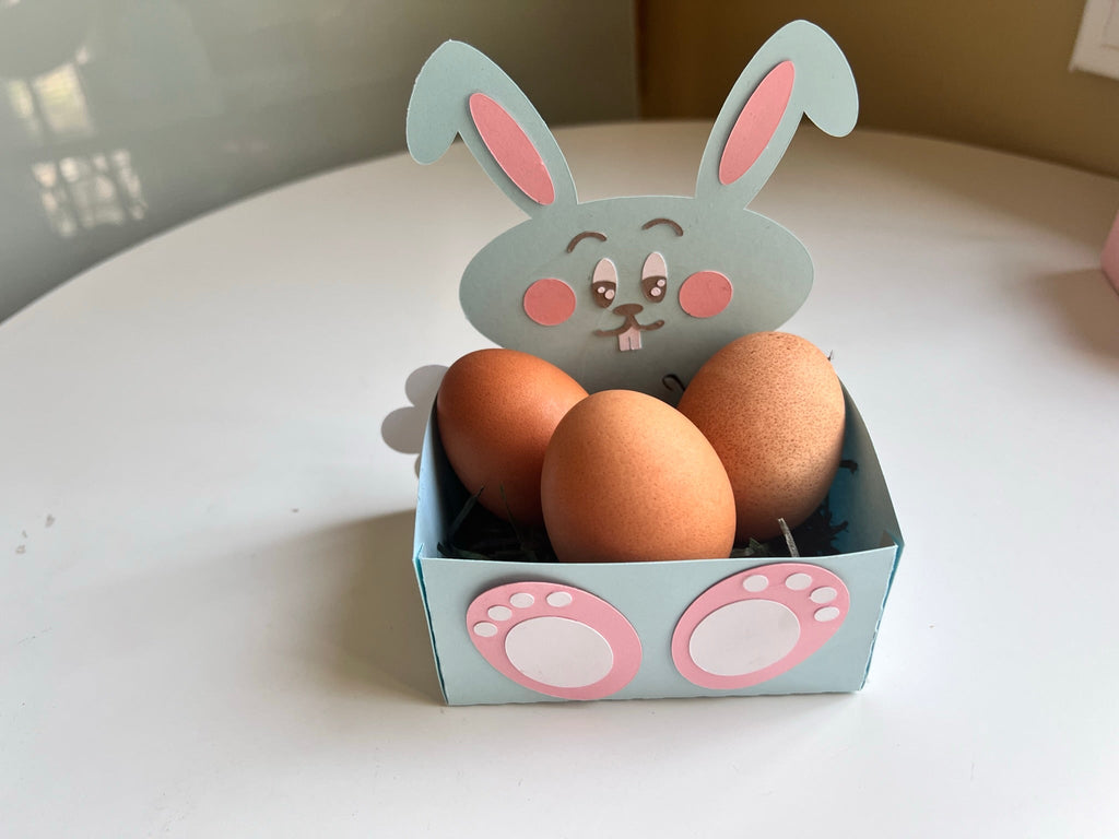 DIY Bunny Box 3D SVG for Easter Gift Box or Party Favors - So Fontsy