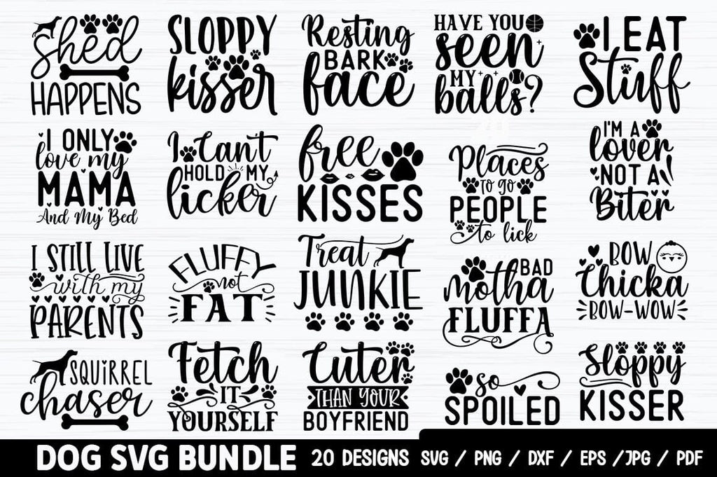 DOG SVG Bundle - So Fontsy