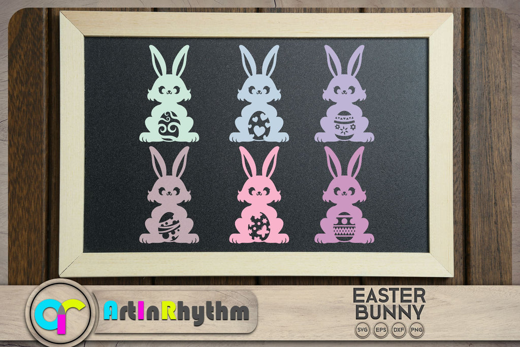Easter bunny svg bundle / Easter rabbit svg bundle - So Fontsy