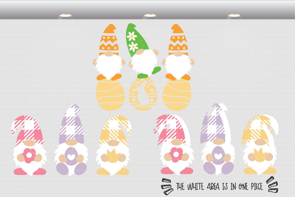 Easter Gnome Bundle - SVG, PNG, DXF, EPS - So Fontsy