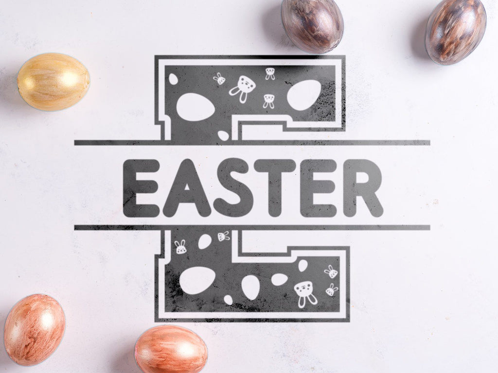 Easter Split Monogram Font - So Fontsy