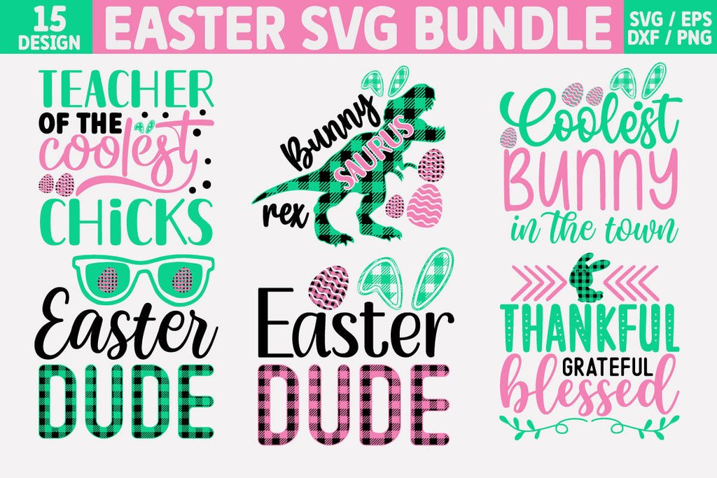 Easter SVG Bundle Cut File - So Fontsy