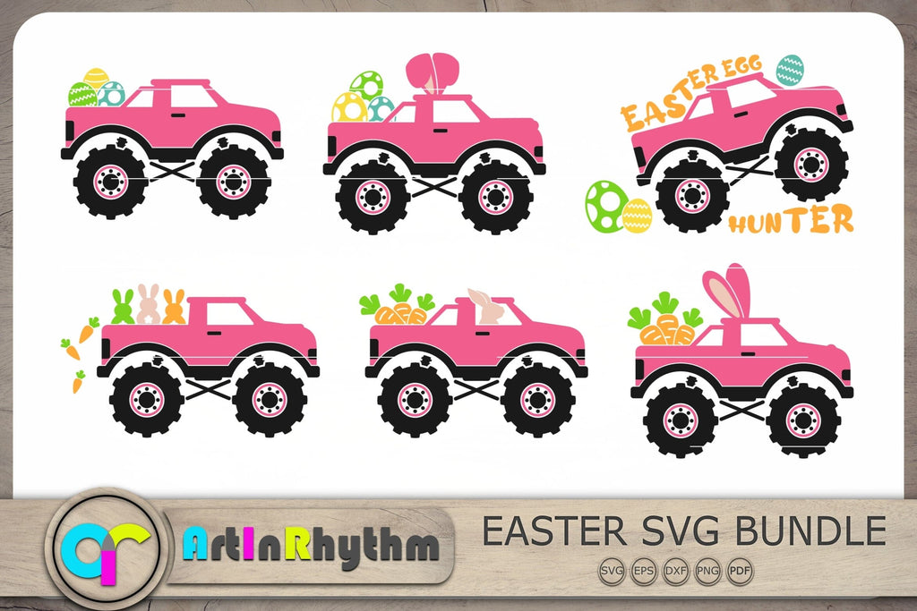 Easter Trucks Svg, Easter Truck Svg Bundle, Trucks Svg, Easter Svg - So ...