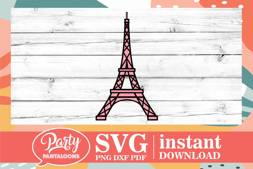 EIFFEL TOWER | cute French SVG - So Fontsy