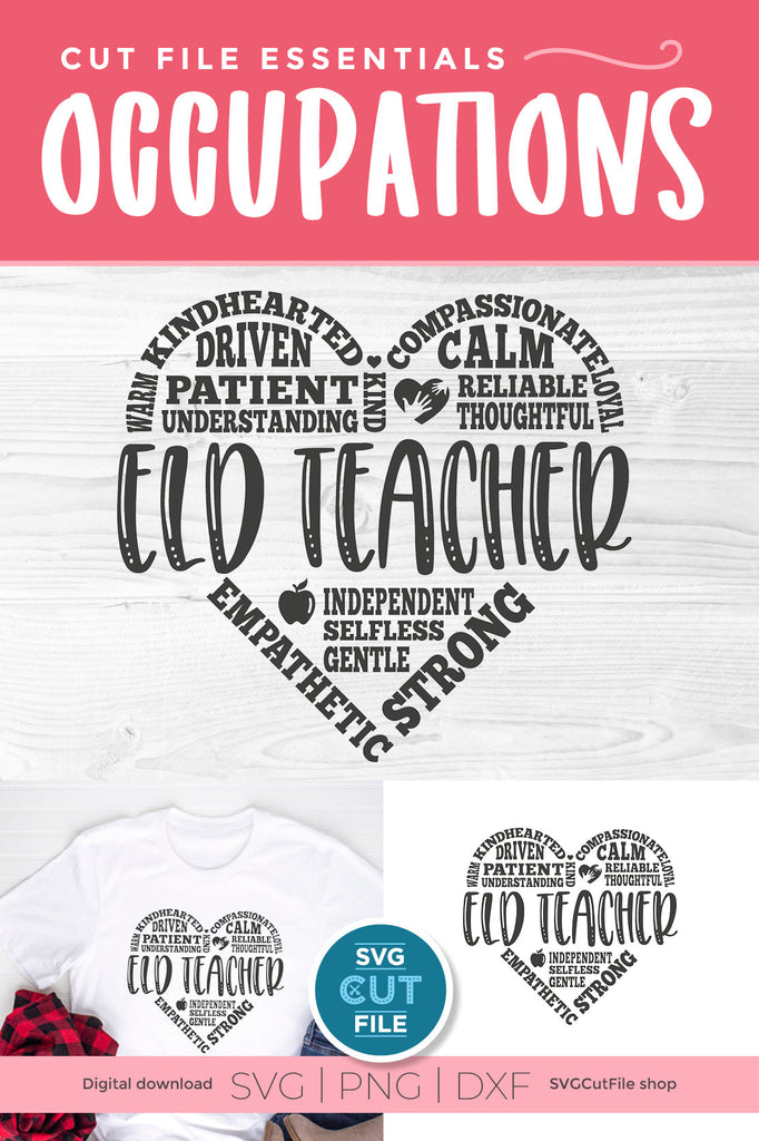 ELD Teacher svg, English Language Development teacher svg - So Fontsy