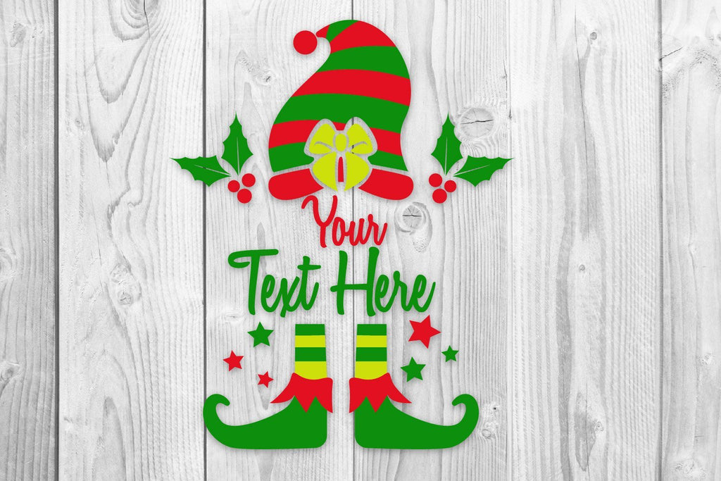 elf Christmas svg christmas cut file - So Fontsy