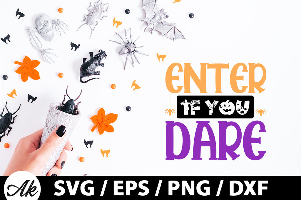 Enter if you dare! svg - So Fontsy