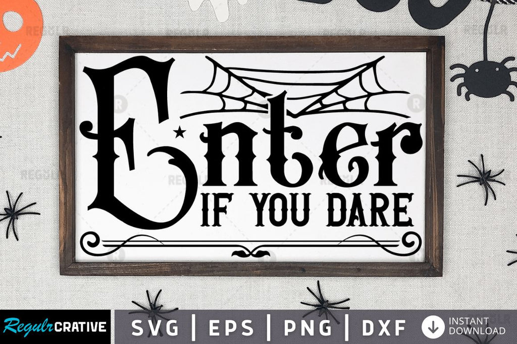 Enter if you dare SVG - So Fontsy