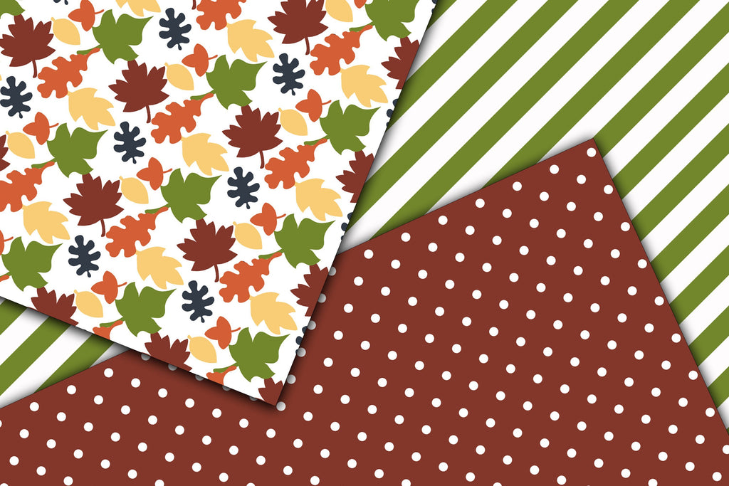 Fall Colors Digital Papers - So Fontsy