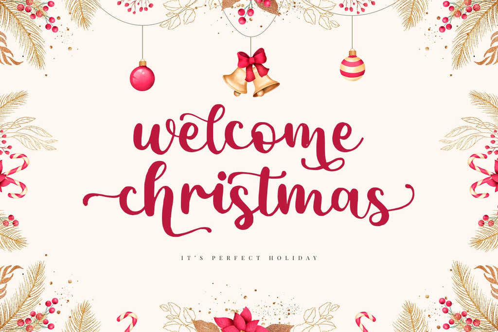 Father Christmas - Modern Script Font - So Fontsy