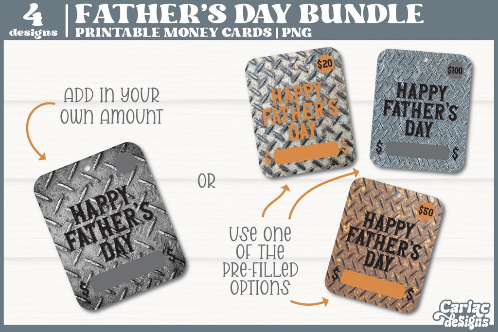 Father's Day Money Card Bundle | Father's Day Bundle - So Fontsy
