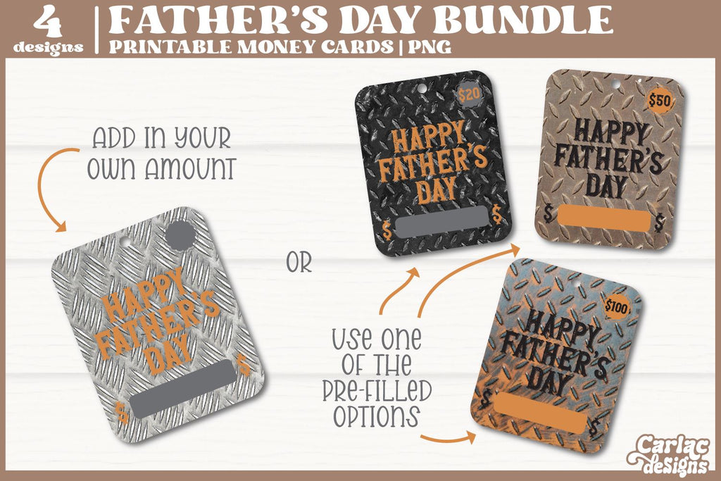 Father's Day Money Card Bundle | Father's Day Bundle - So Fontsy