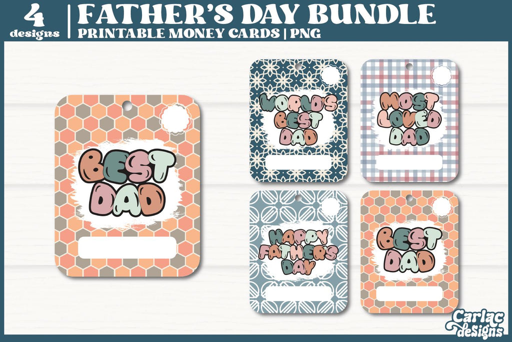 Father's Day Money Card Bundle | Father's Day Bundle - So Fontsy