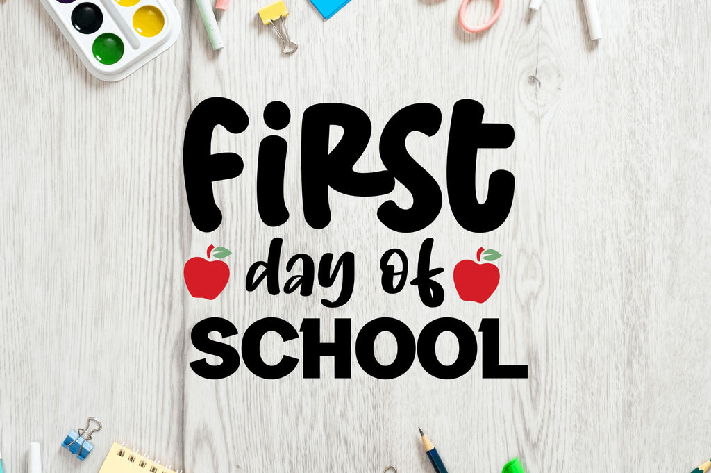First day of school SVG - So Fontsy