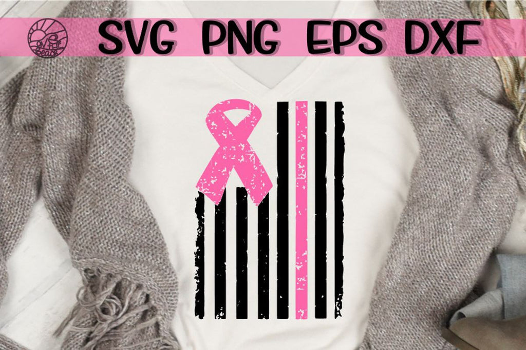Flag - Grunge - Awareness Ribbon - SVG - DXF - EPS - PNG - So Fontsy