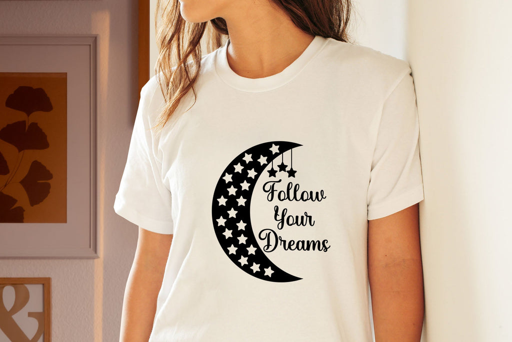 Follow Your Dreams - Moon and Stars - So Fontsy