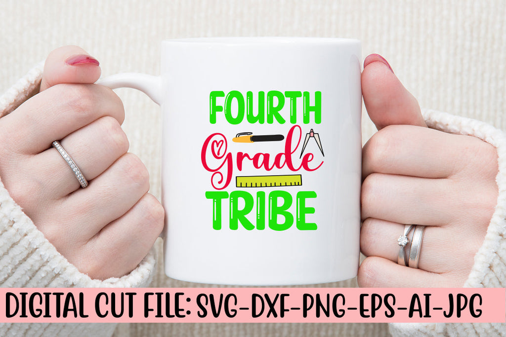 Fourth Grade Tribe Free SVG Cut File - So Fontsy