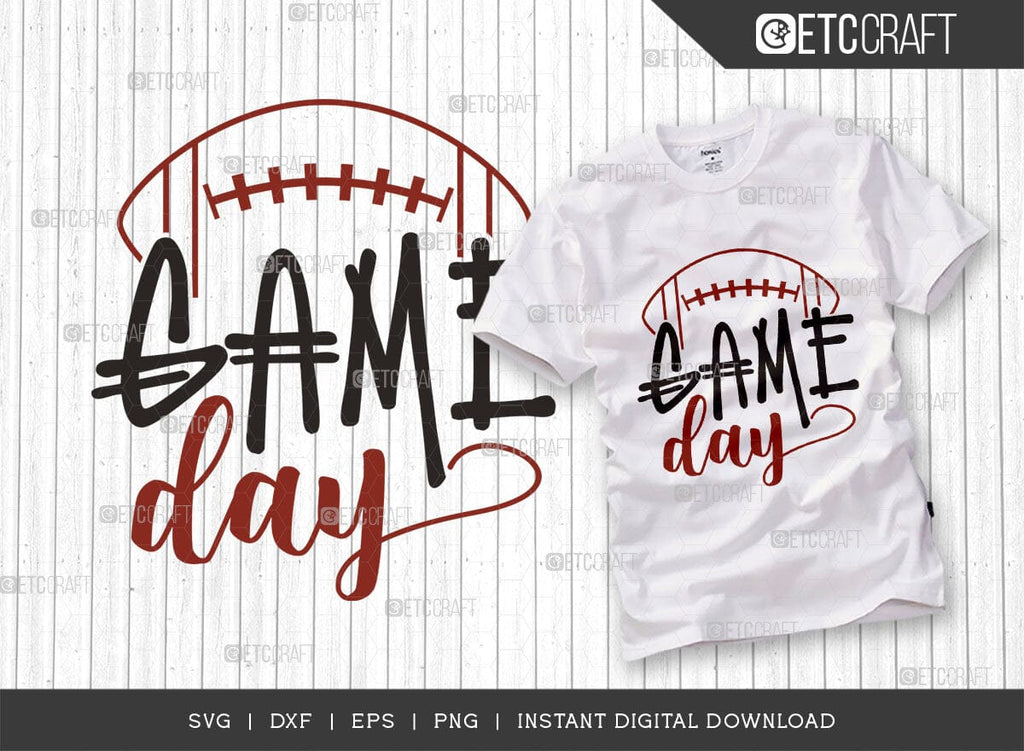 Game Day SVG Cut File, Game Day Vibes Svg, Gamer Svg, Football Svg ...