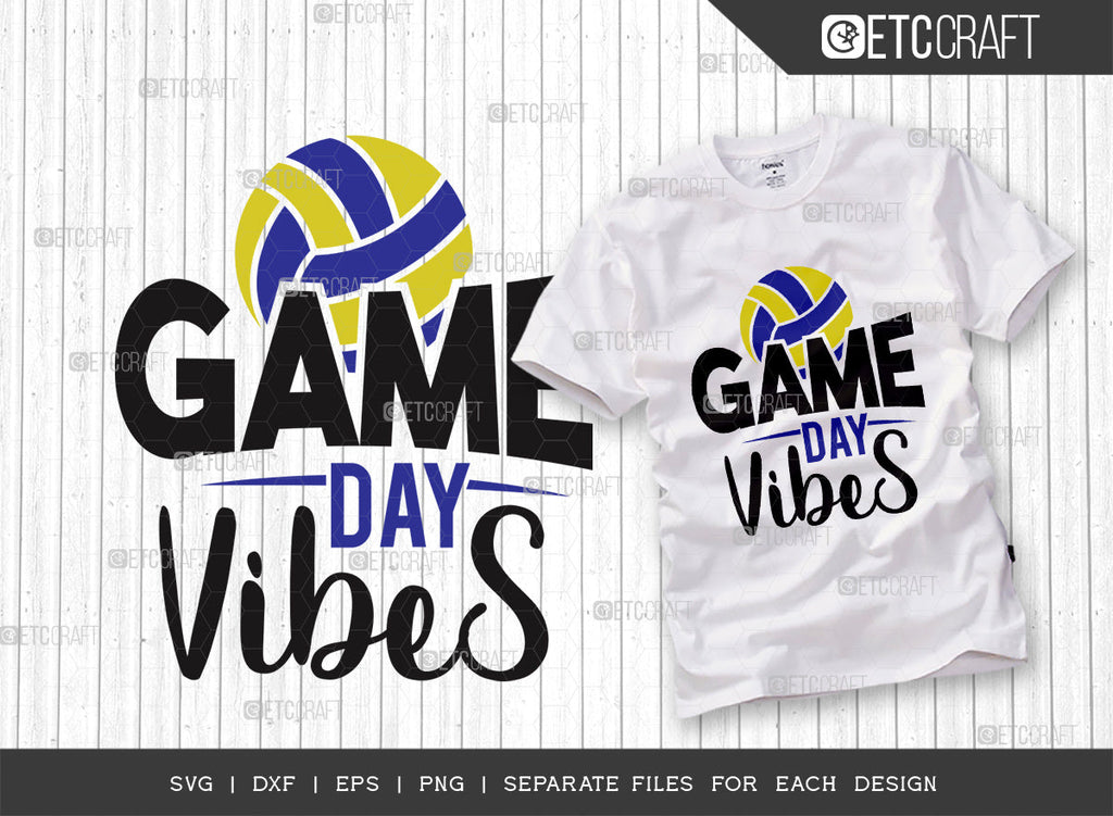 Game Day Vibes SVG Cut File, Game Day Svg, Game Vibes Svg, Gamer Svg ...