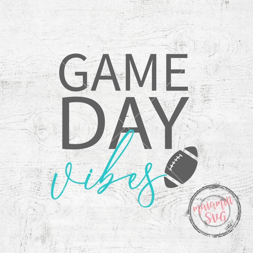 Game Day Vibes Svg, Game Day Svg, Sports Svg, Baseball Svg, Football ...