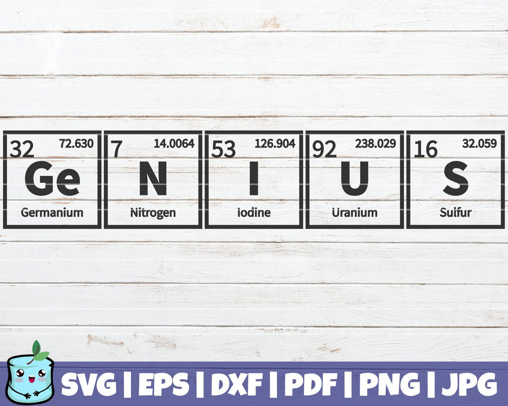Genius Periodic Table - So Fontsy