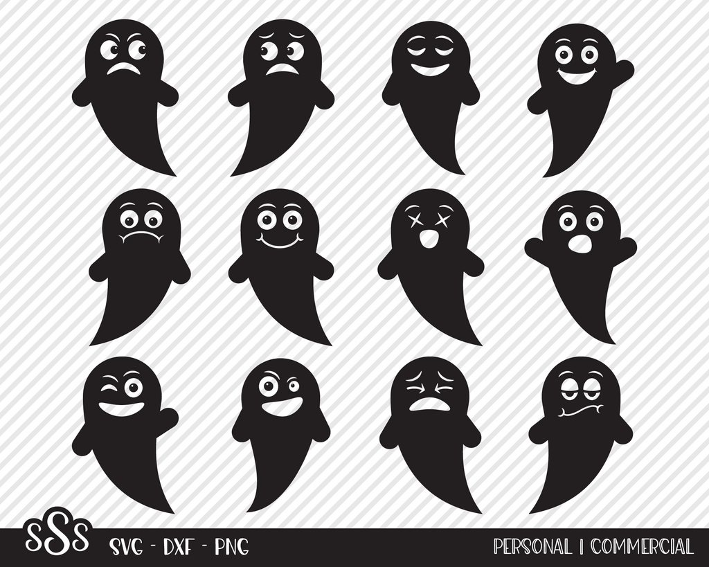 Ghost Bundle | Halloween SVG - So Fontsy