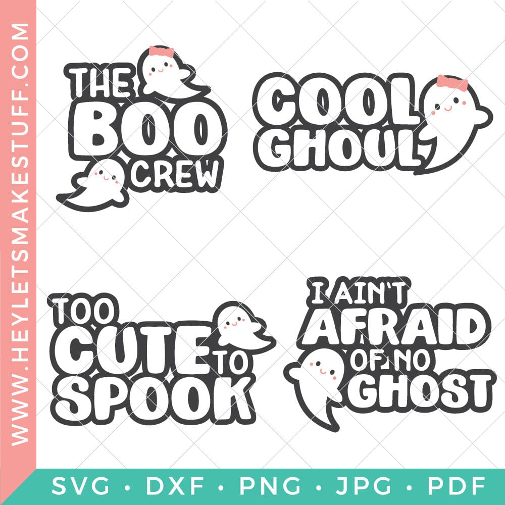 Ghost Halloween Bundle - So Fontsy