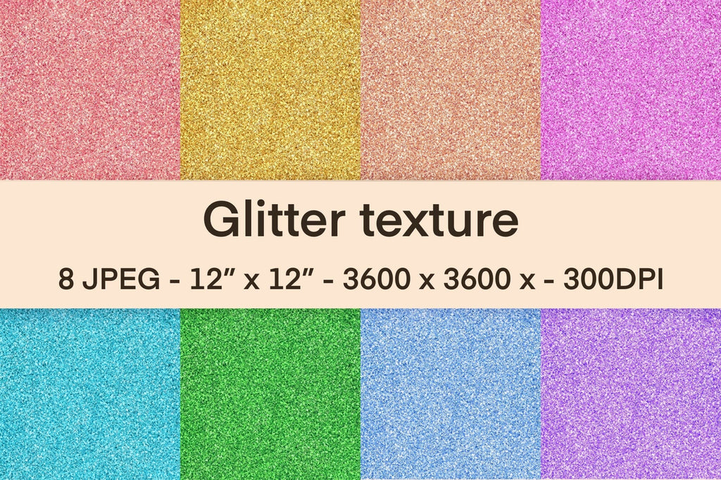 Glitter Backgrounds Bundle digital paper - So Fontsy
