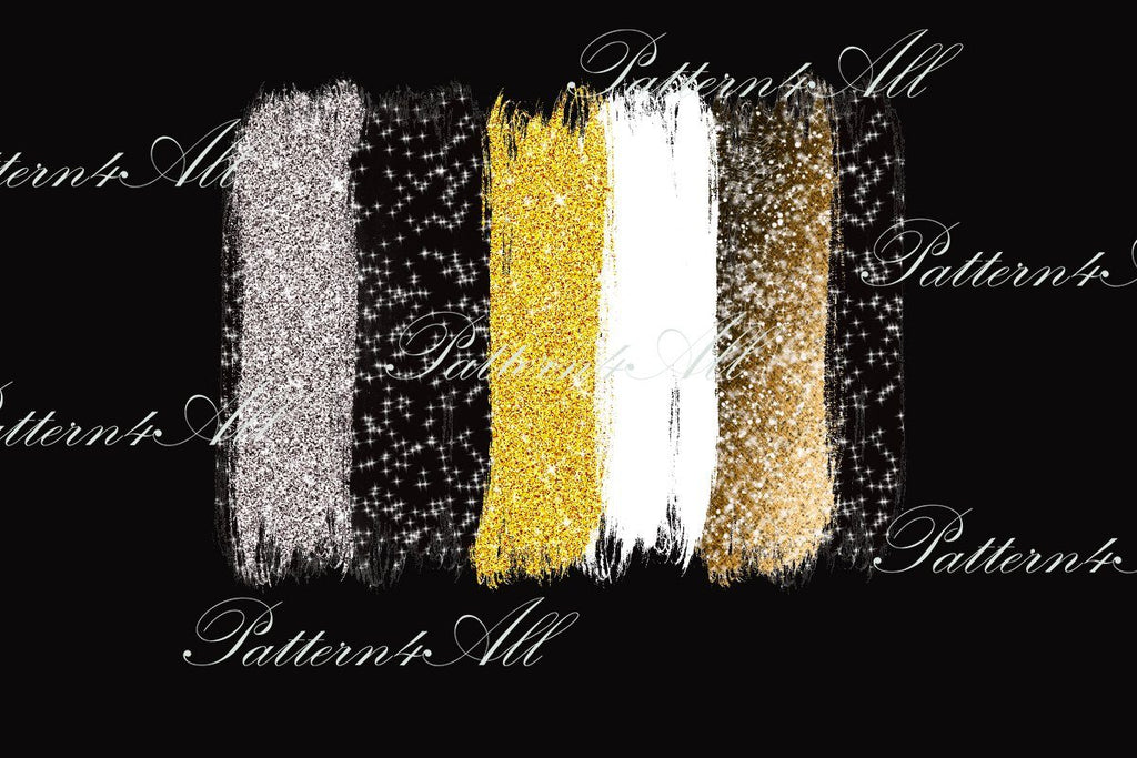 Glitter Brushstrokes PNG, Sparkle Sublimation Design,Waterslide Files ...